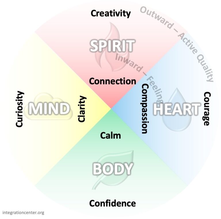 The 8 Cs of IFS and the Shamanic Wheel